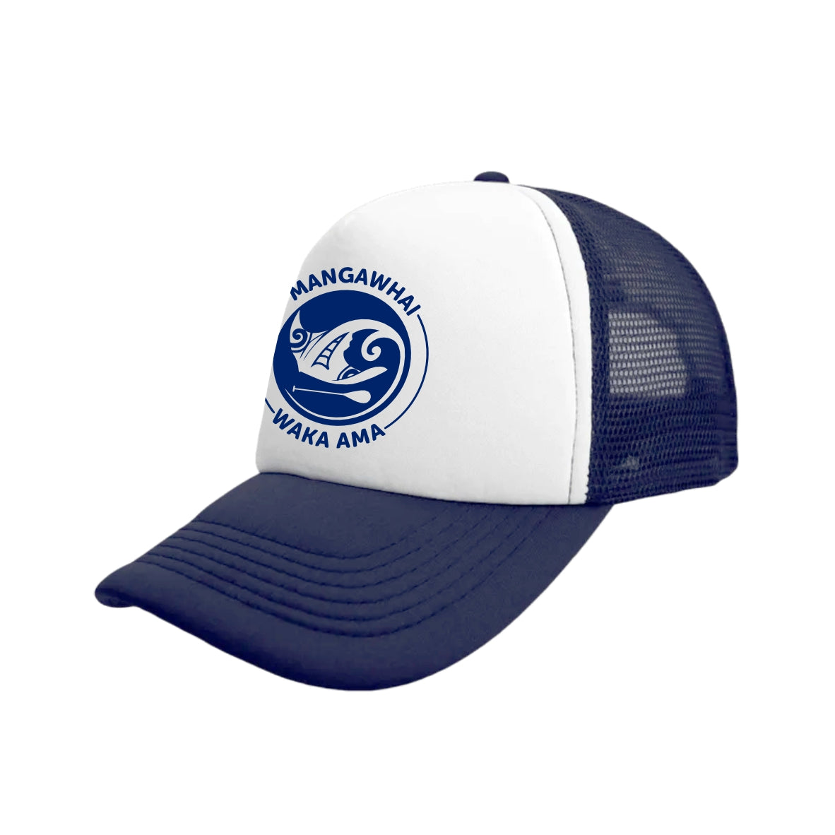 Mangawhai Waka Ama Cap - Navy/White | Pure Athletic NZ