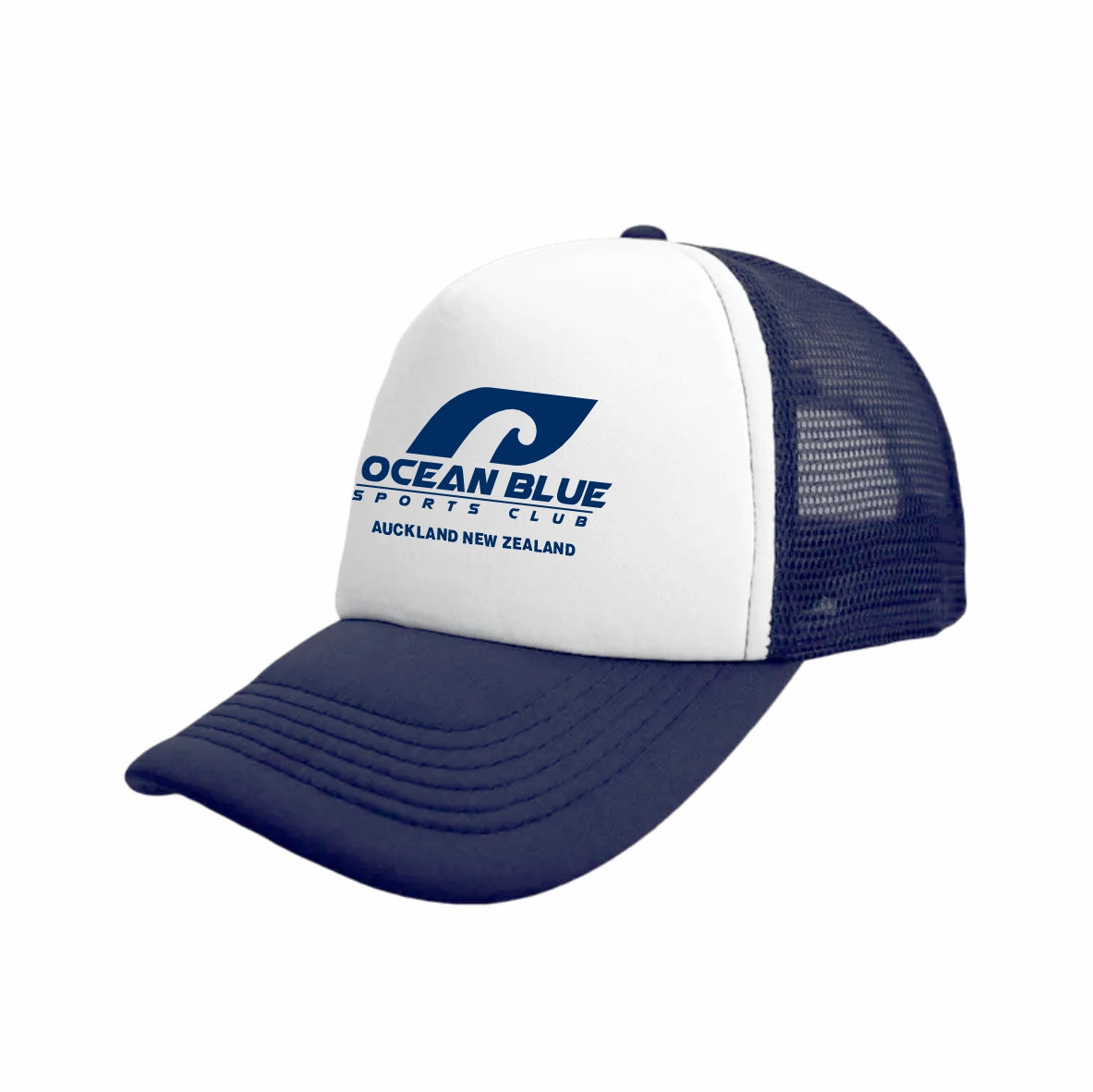 Ocean Blue Sports Club Cap - Navy/White | Pure Athletic NZ