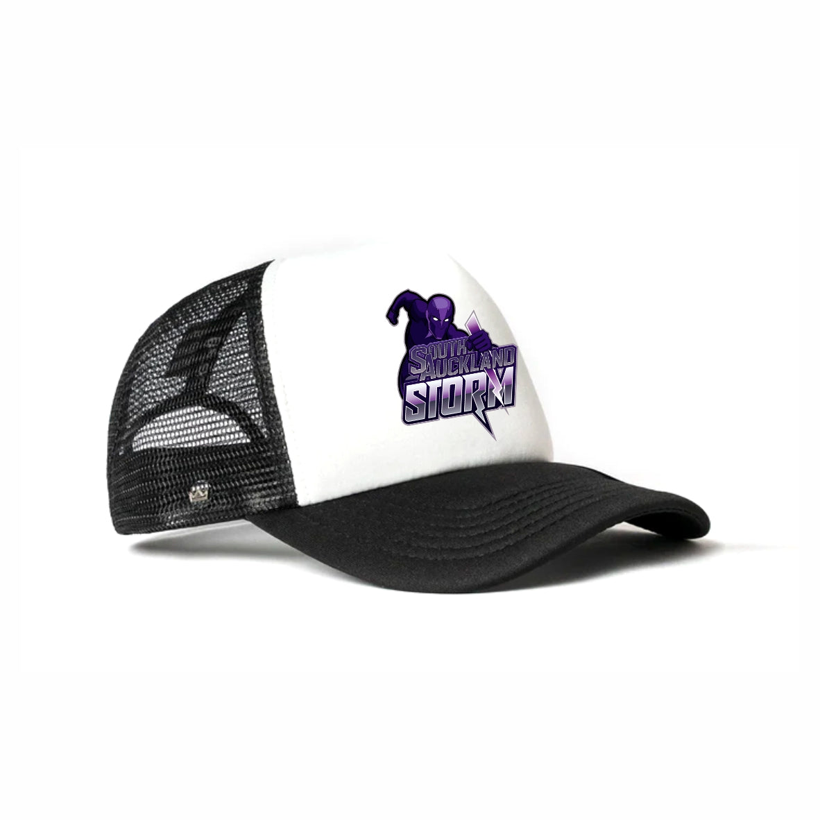 South Auckland Storm Cap - Black & White | Pure Athletic NZ