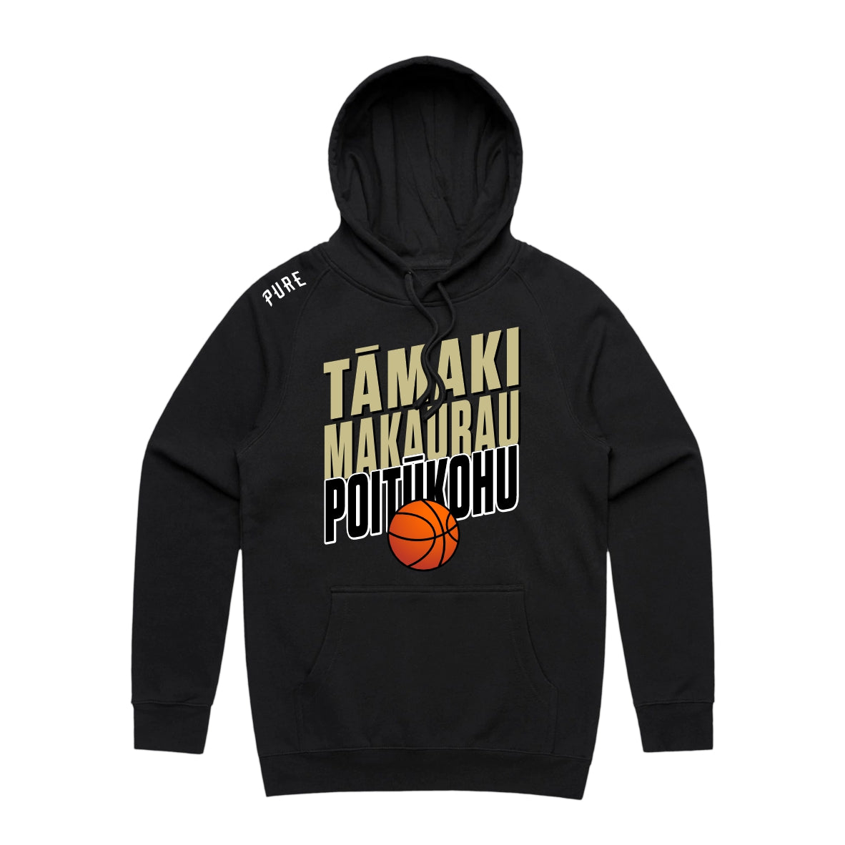 Tāmaki Makaurau Poitūkohu Hoodie - Black | Pure Athletic NZ