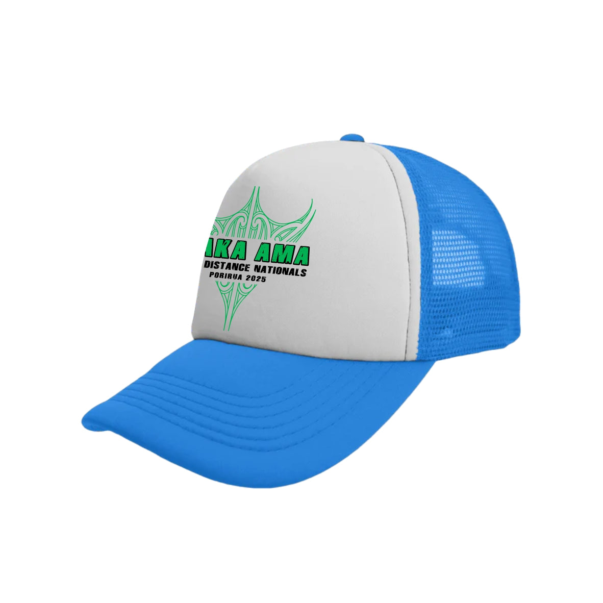 2025 Waka Ama Long Distance Nationals - Trucker Cap - White & Blue ...