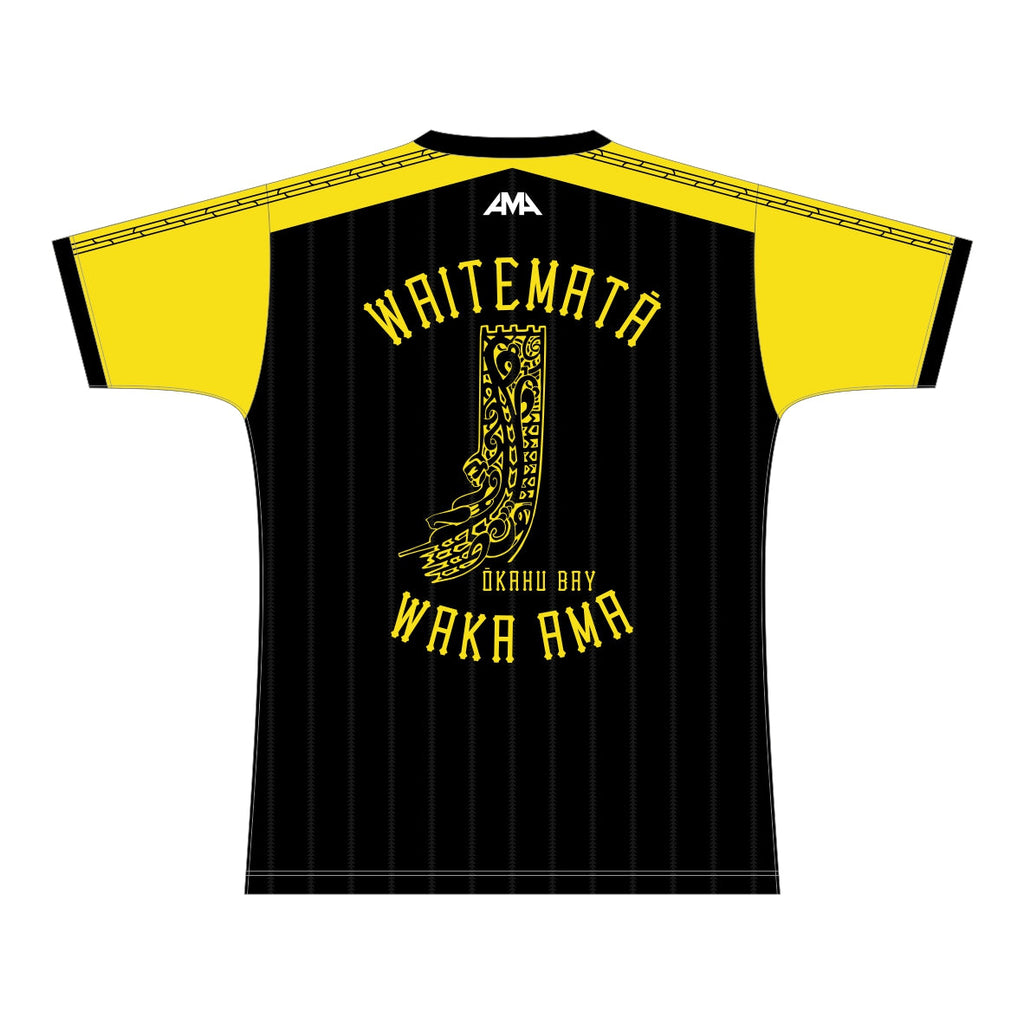Waitemata Waka Ama - Tee - Black | Pure Athletic NZ